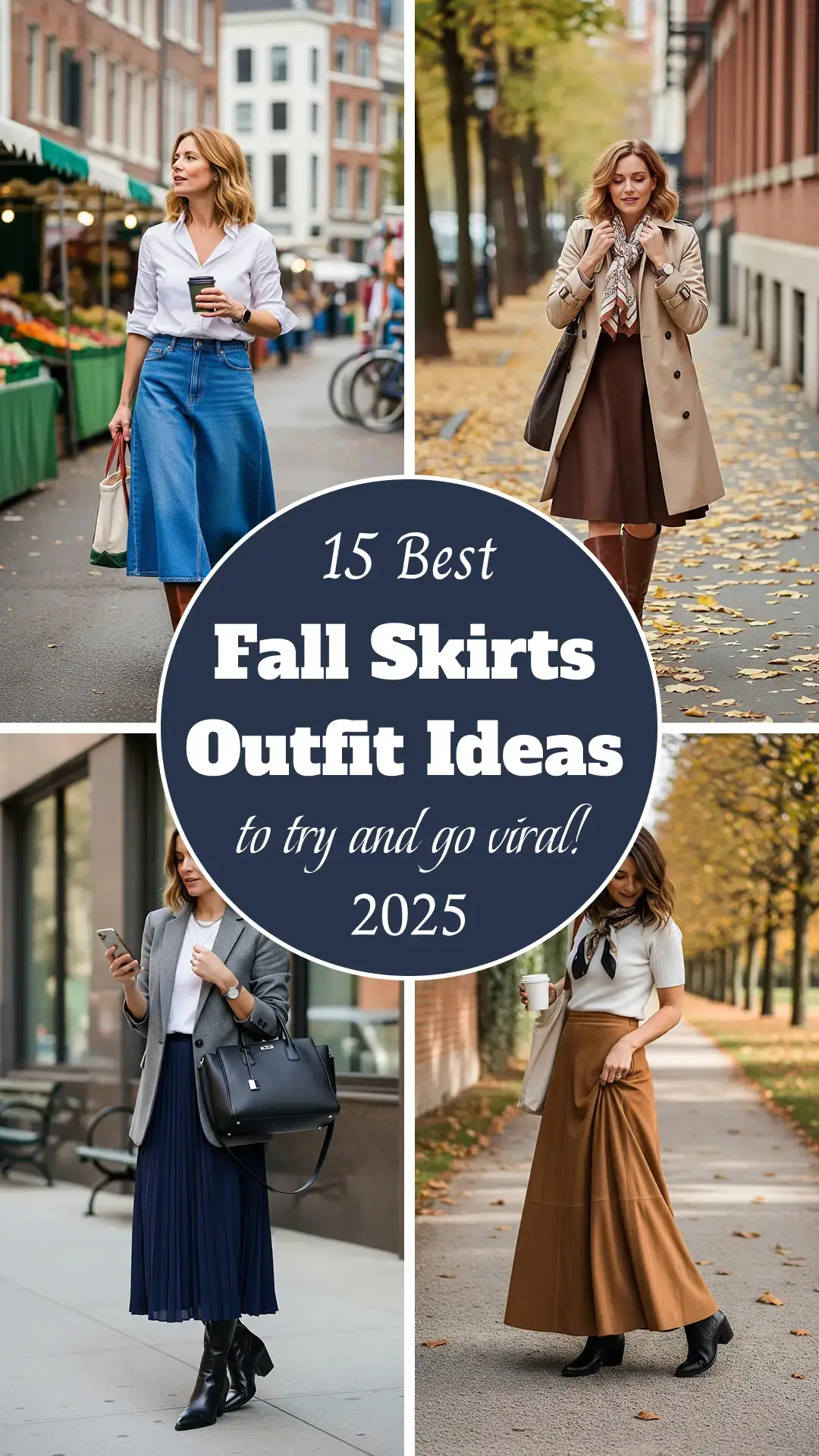 15 Stunning Fall Skirt Outfit Ideas that are Trending This Fall 2025 ...