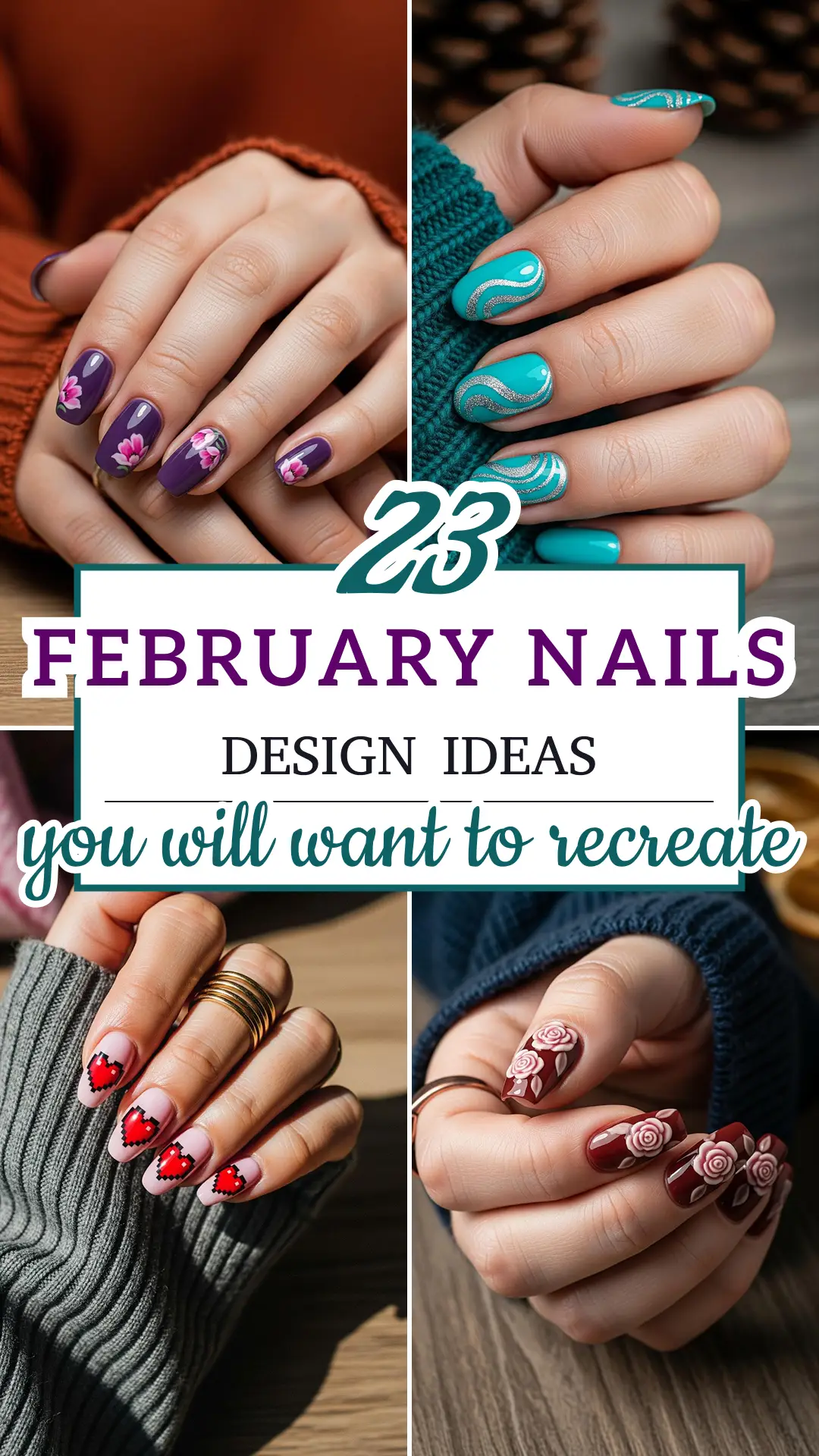 💅 20 February Nail Designs for Cozy & Chic Vibes 2026 | Best February ...