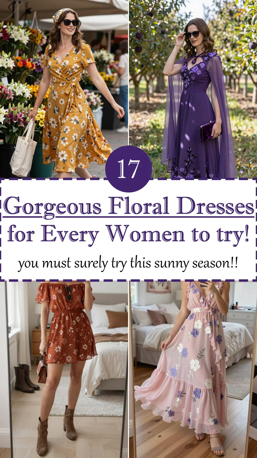 17 Floral Dresses for Women - Beautiful Spring & Summer Outfits 2026 🌸 ...