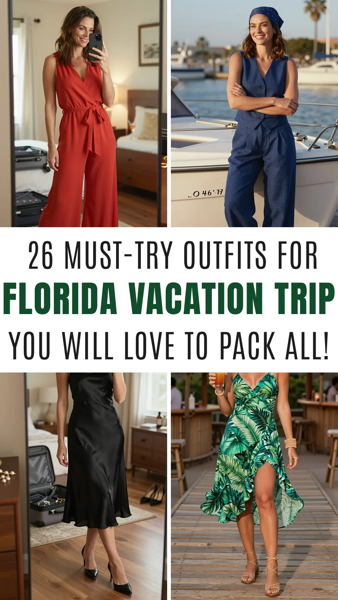 26 Florida Vacation Outfit Ideas for 2026: Cute, Comfy & Trendy Looks 🌴 ...