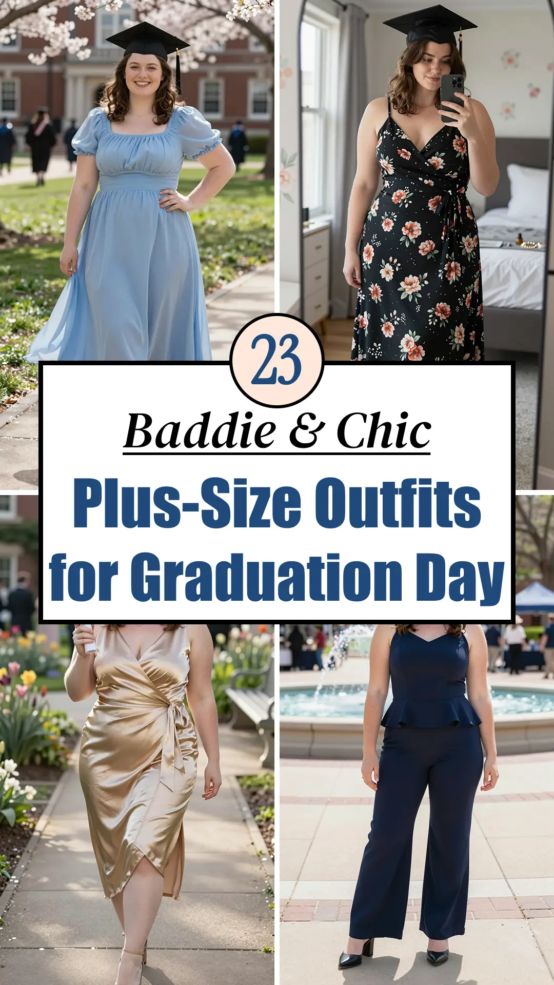 23 Graduation Day Outfits for Plus Size Women - Stunning Looks for Your ...
