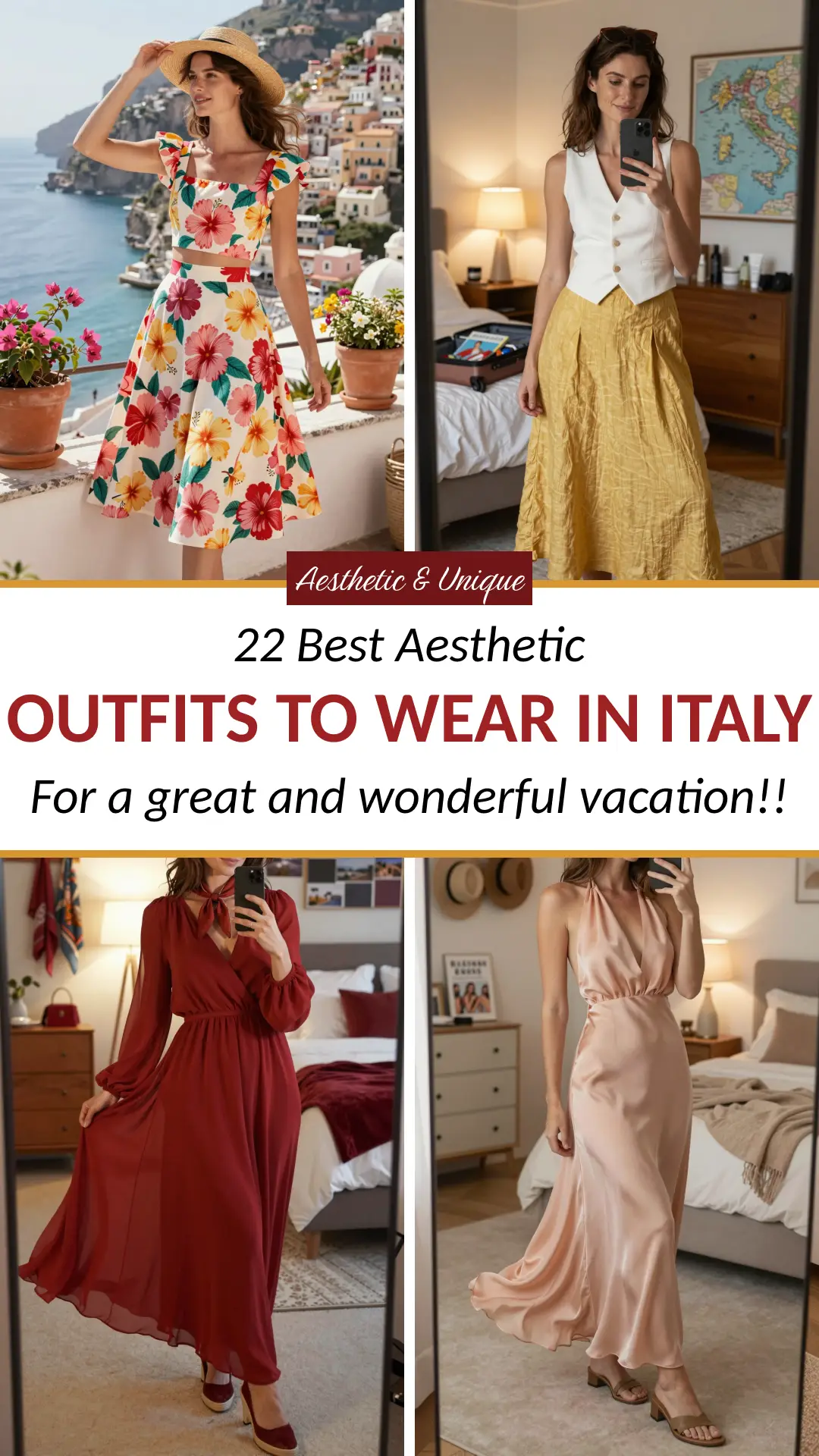 22 Italy Outfits for Effortless Italian Style 2026 | Best Italy ...