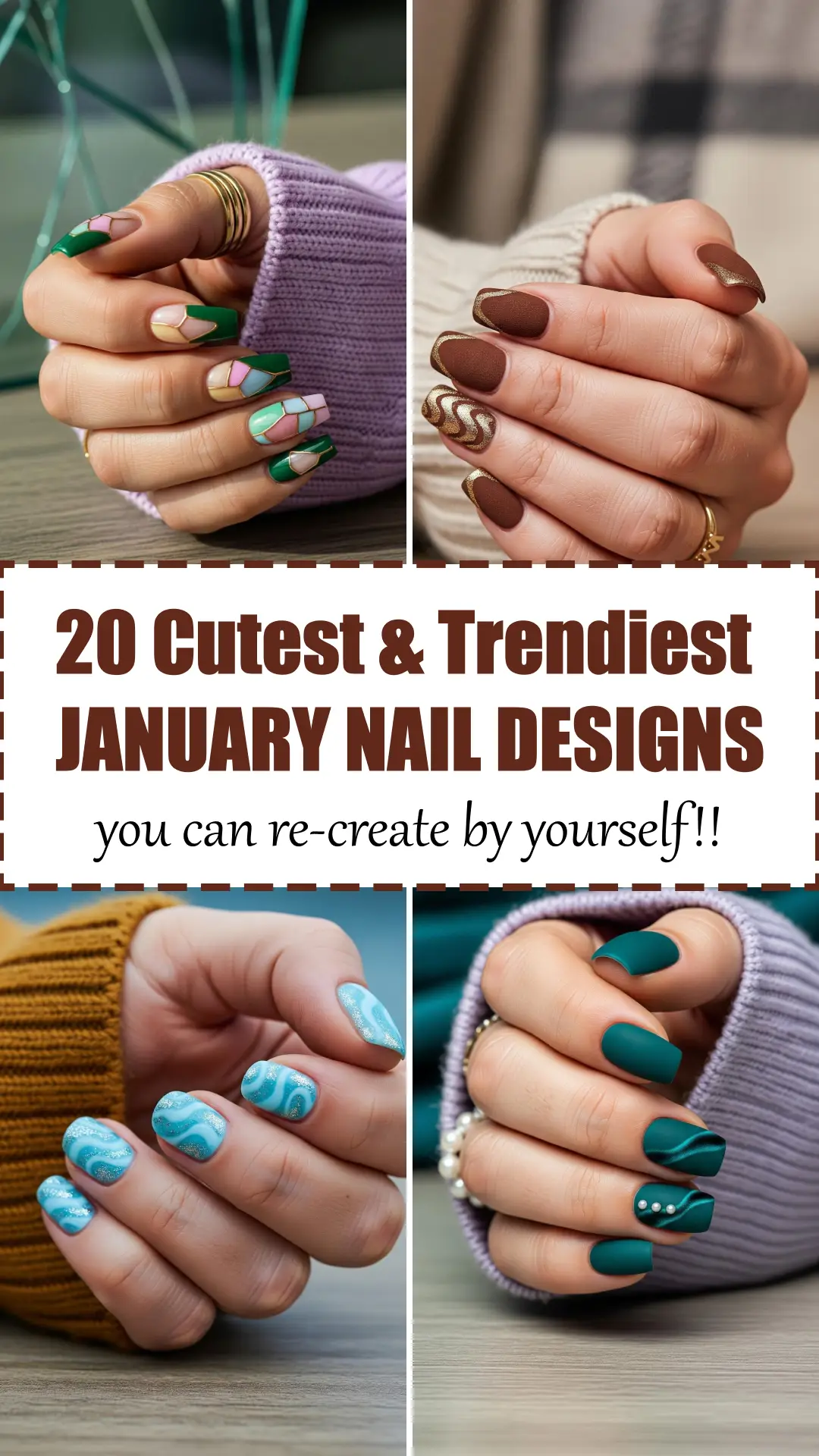 💅 20 Stunning January Nail Designs That'll Make Your Hands Look ...