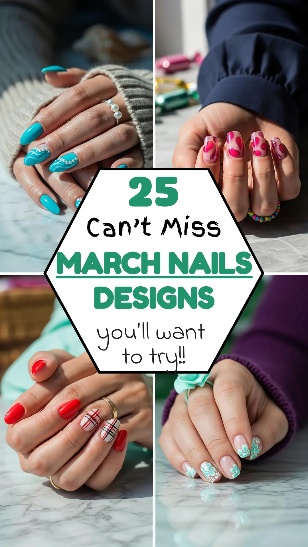 25 Stunning March Nail Designs for Springs 2026 | Best March Nail Ideas ...