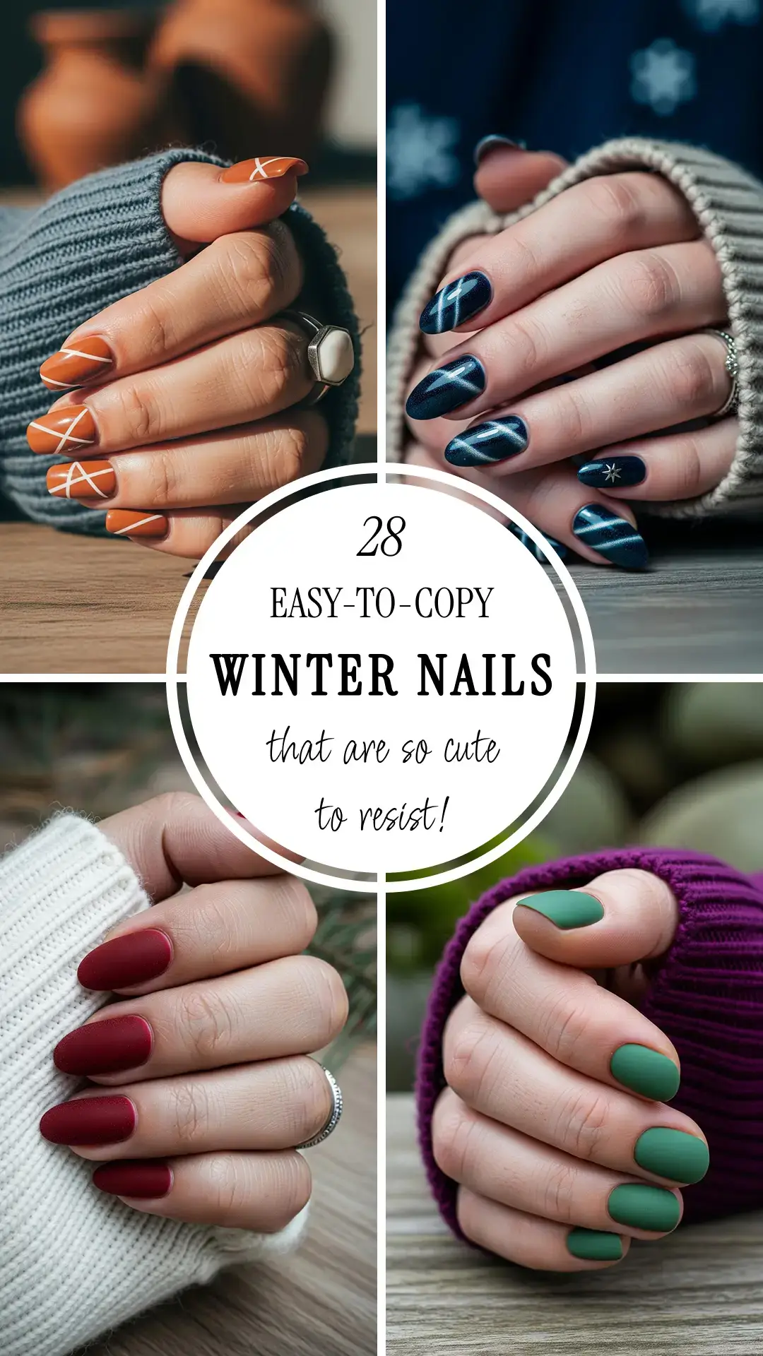 28 Stunning Winter Nail Designs 2026 ️ | Best Winter Nail Ideas ...