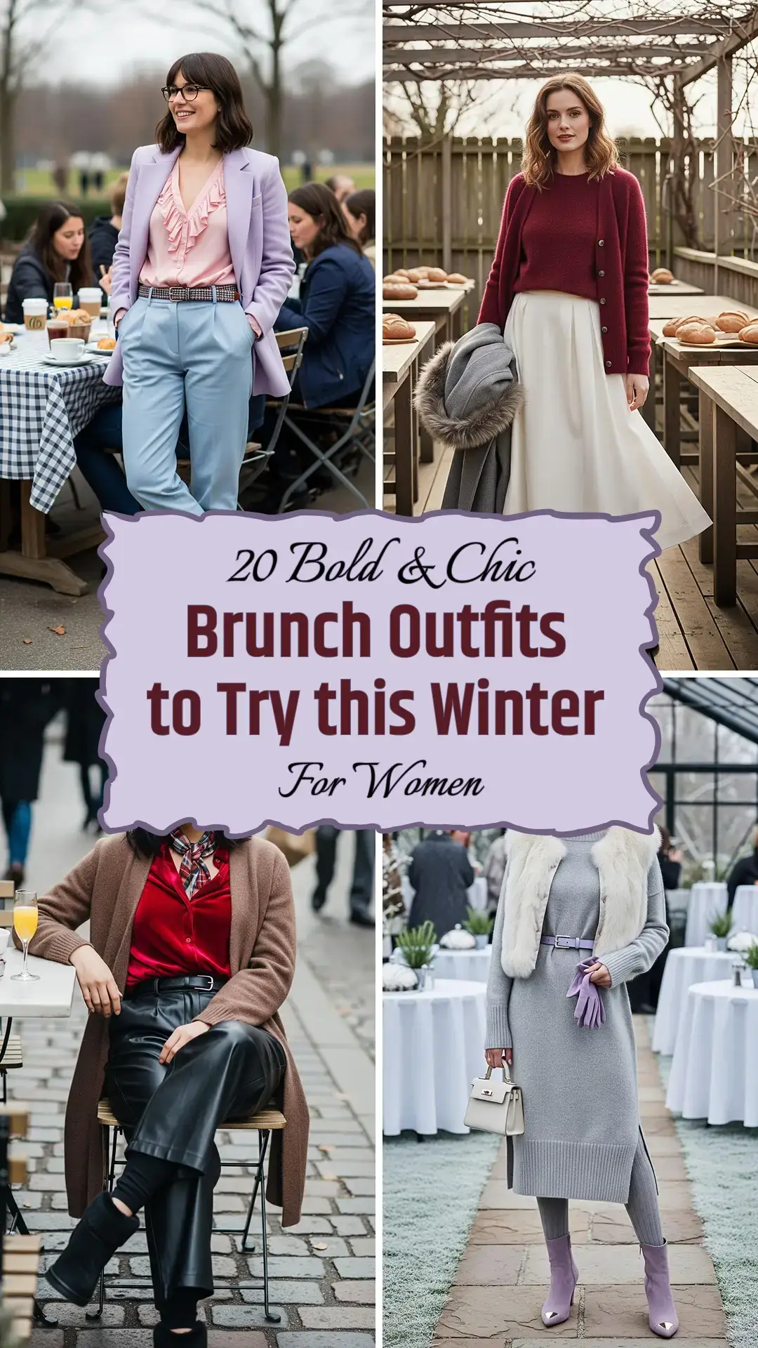 20 Winter Brunch Outfits for Women 2025 ☕ | Best Winter Brunch Outfit ...