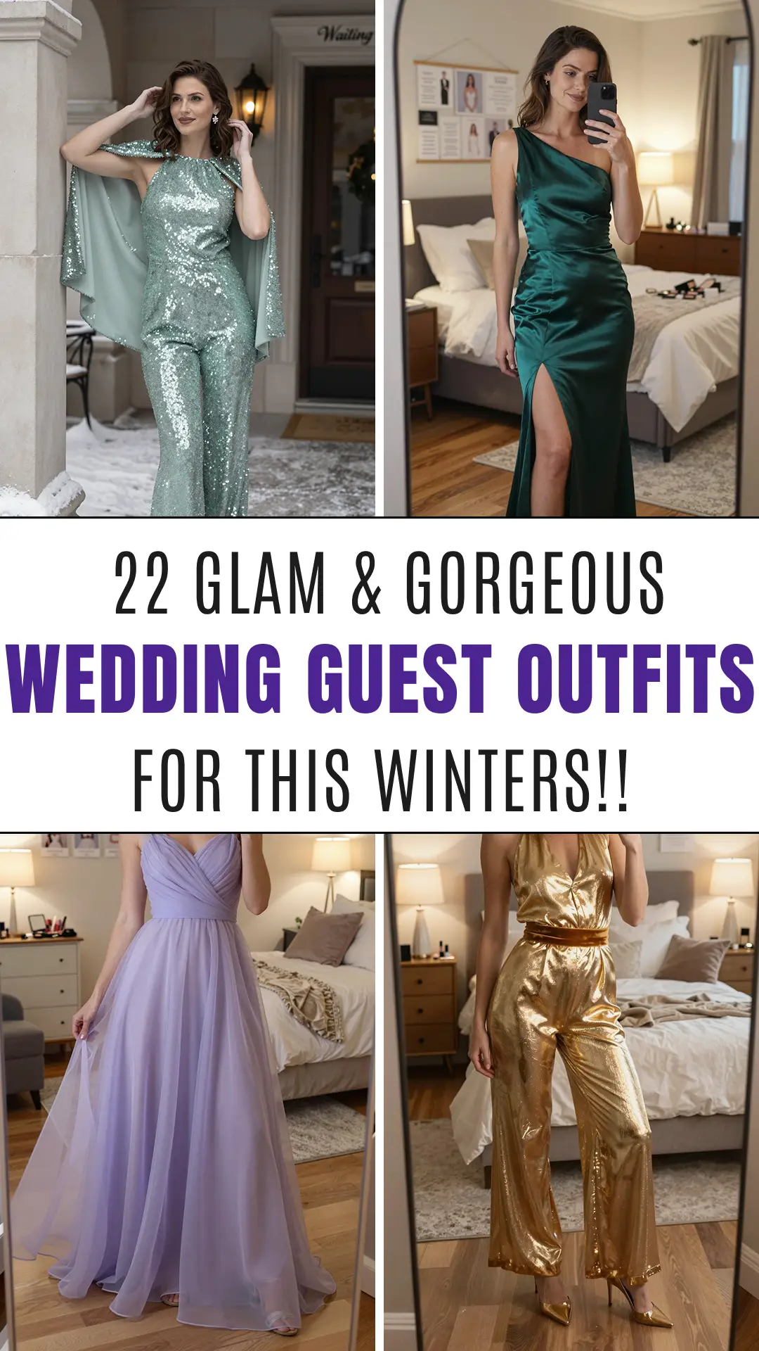 22 Stunning & Goregous Winter Wedding Guest Outfits for the Perfect ...
